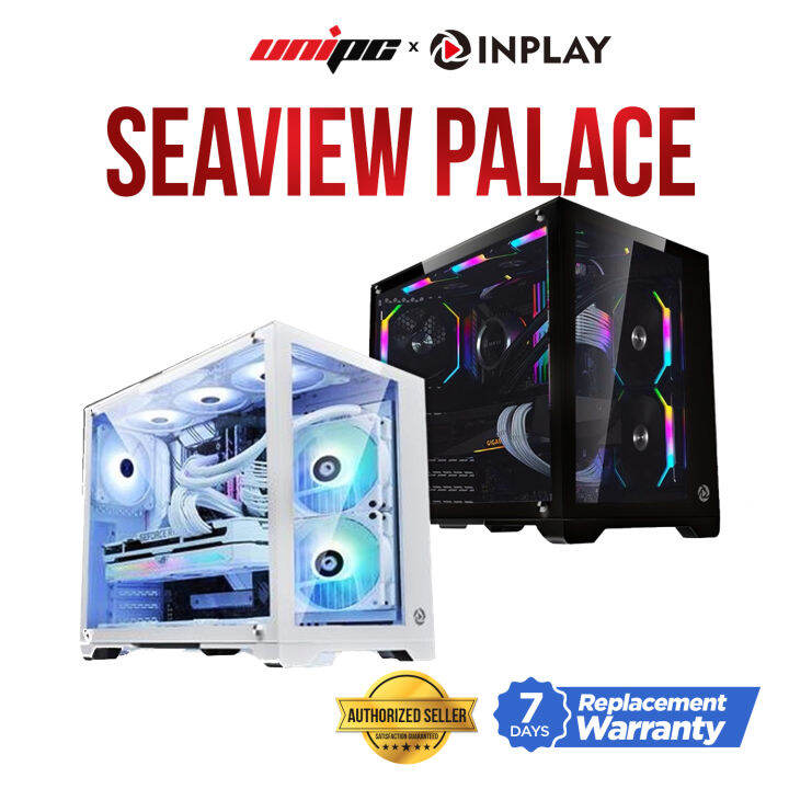 Inplay Seaview Palace Plus ATX Tempered Glass Desktop Pc Case UniPC ...