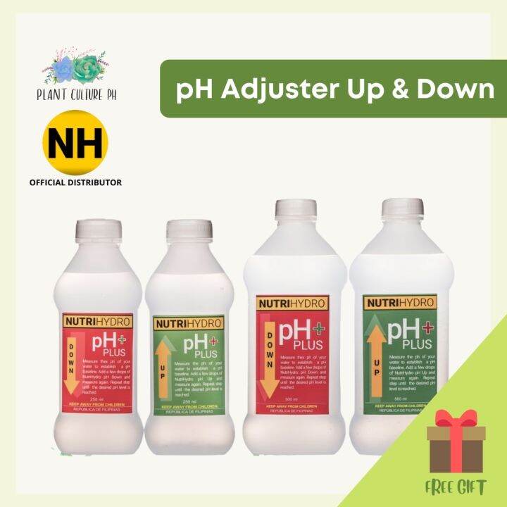 NutriHydro pH Adjuster Up Down Phosphorus Nitrogen 250ml 500ml COD-hot sell | Lazada PH