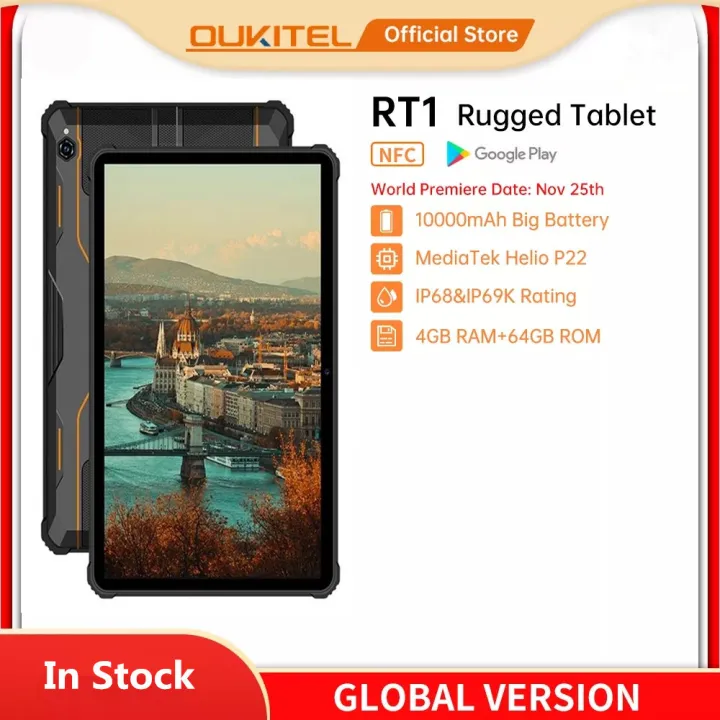Oukitel 4G Net RT1 Rugged Tablet Phone 4GB+64GB 10000mAh 10.1" FHD+ ...