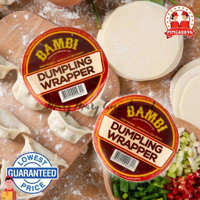 Dumpling WrapperGyoza Wrapper Bambi dumpling wrapper dough 250 grams ...