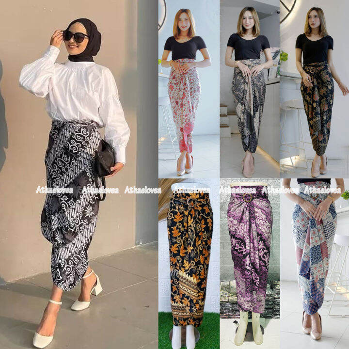Rok Lilit Kondangan Remaja / Rok Lilit Kebaya Modern / Rok Lilit Motif ...