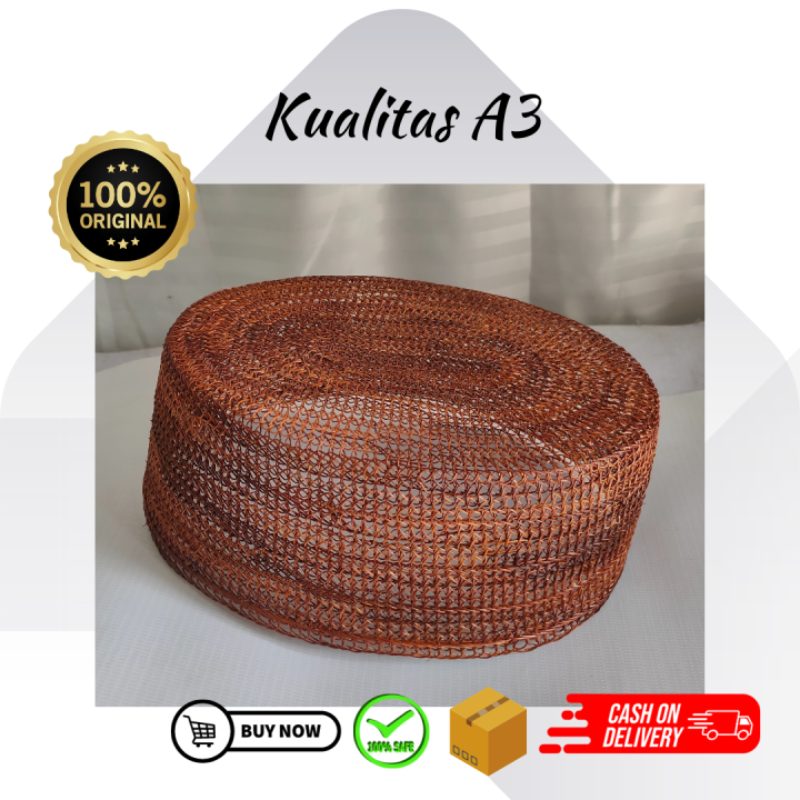 KOPIAH RESAM | KUALITAS A3 | ASLI BANGKA BELITUNG PECI RESAM KHAS ...