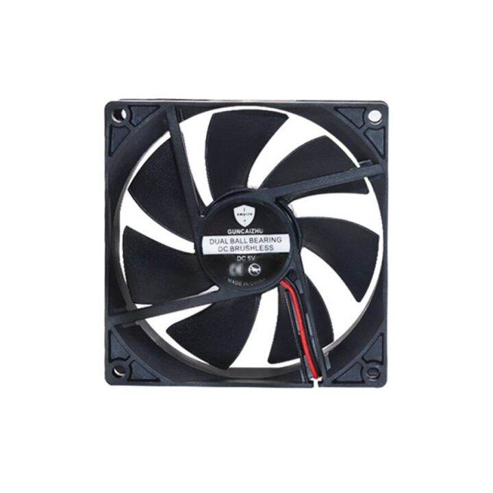 Dual Ball Bearing 90MM 9CM 9025 9225 CPU Fan 90X90x25mm DC 5V 12V 24V Computer Case Cooling Fan ...