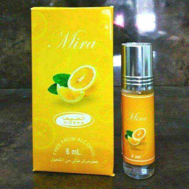 MIRA ORANGE / LEMON Merek DOBHA Parfum Kemasan 6ml Roll On / Minyak ...