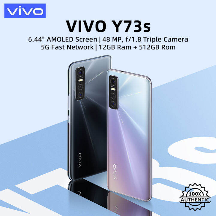 VIVO Y73s 5G Smartphone 2023 New Original 6.44" AMOLED 4K FHD Screen 12+512GB 48MP AI Triple ...