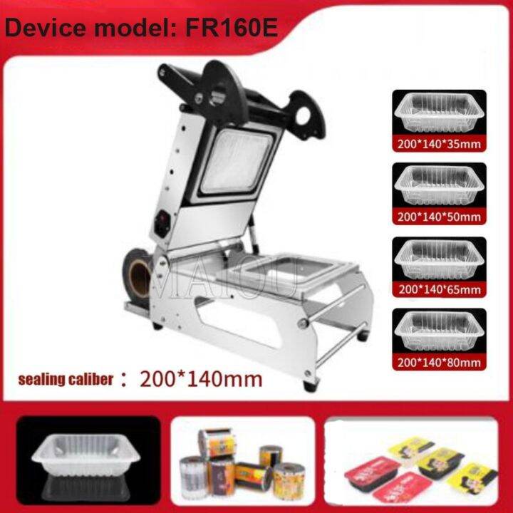 Manual Plastic Sandwich Tray Heat Sealing Machine Takeaway Box Hand ...