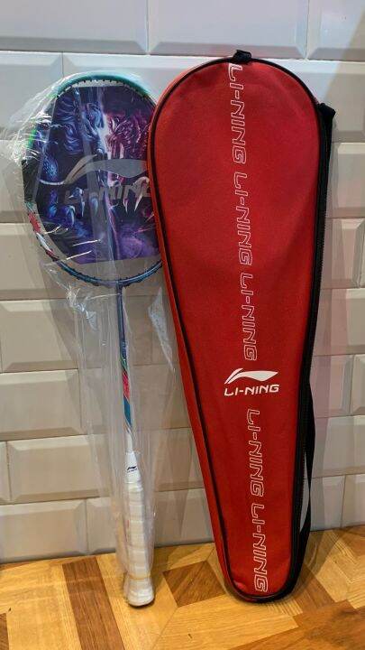 Li Ning Carbon Graphite Shaft One Piece Frame Unstrung Badminton Racket ...