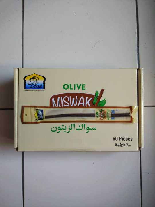 Siwak Al Khair Kayu Zaitun/ Miswak Siwak Hitam (ECER) | Lazada Indonesia