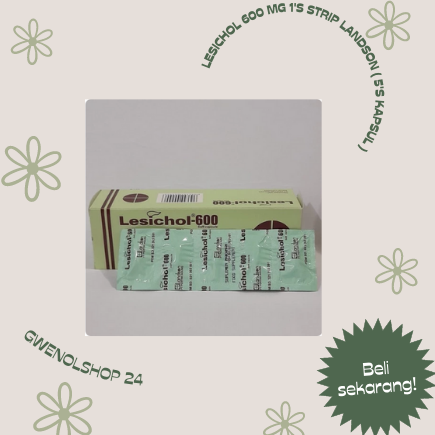 LESICHOL 600 MG 1'S STRIP LANDSON ( 5'S KAPSUL ) | Lazada Indonesia