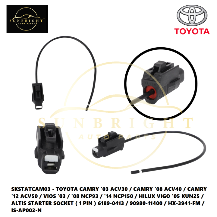 TOYOTA CAMRY '03 ACV30 / CAMRY '08 ACV40 / CAMRY '12 ACV50 / VIOS '03 ...