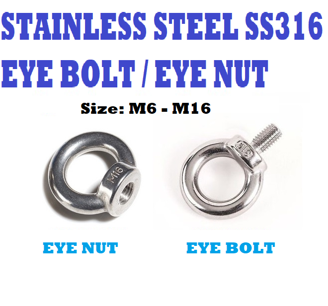M16 Lifting Eye Bolt Dimensions at Nate Davidson blog