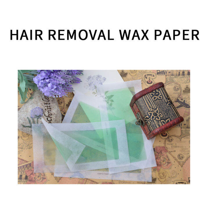 Cozyrooms Hair removal wax paper hair removal effect sticker leg hair ...