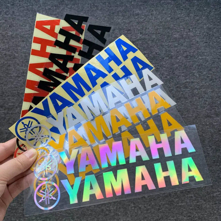 YAMAHA Motorcycle Reflective Sticker Side Guardrail Decals Standard ...