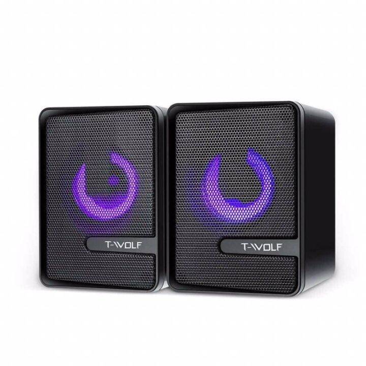 Computer Speaker T-Wolf S3 USB 2.0 Desktop Speaker Dual Speaker | Lazada PH