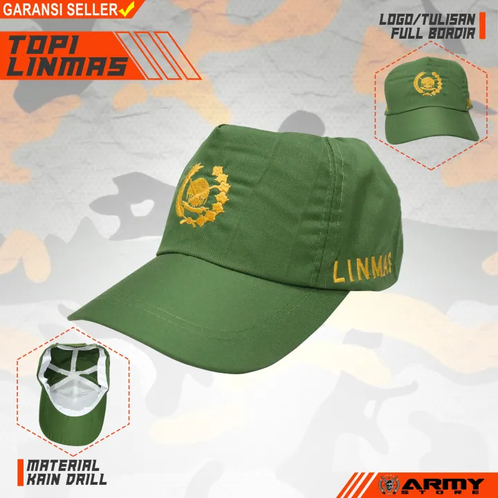 TOPI LINMAS TOPI HANSIP | Lazada Indonesia