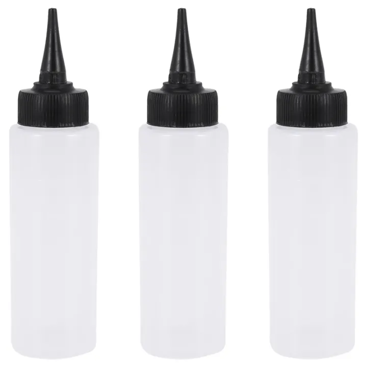 3X 150Ml Salon Hair Color Measuring Applicator Bottle Scale ...