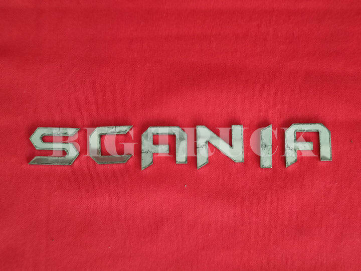 SCANIA / VOLVO Small Wording (STAINLESS STEEL) / 斯堪尼亚/沃尔沃 不锈钢小型字体设计 ...