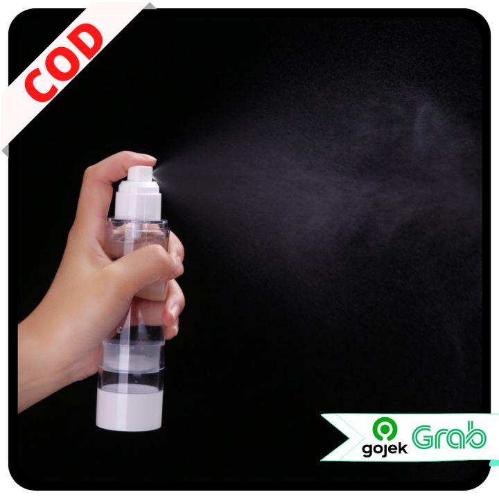 BOTOL AIRLESS PUMP SPRAY TRANSPARAN BOTOL SPRAY LOTION TRAVEL SIZE ...