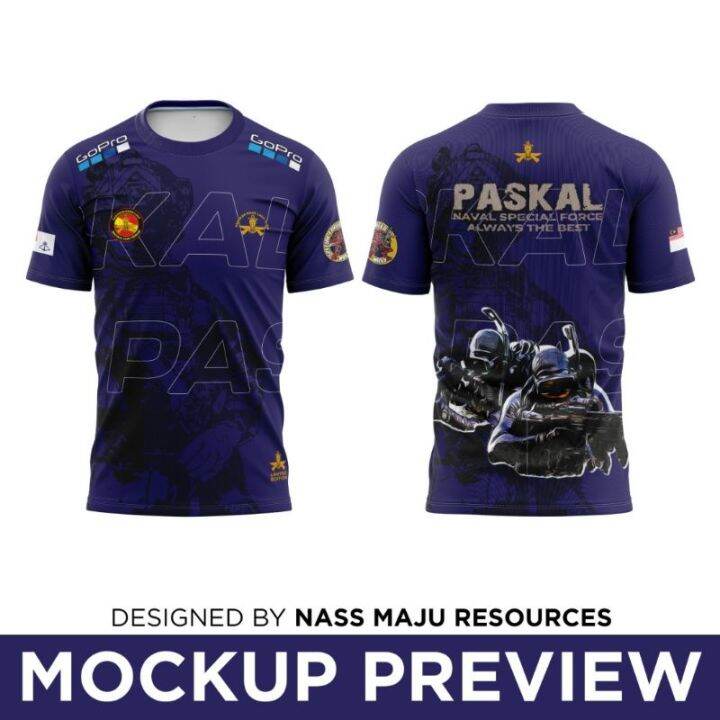 t.shirt paskal baju pasukan khas laut tldm navy paska ( readystock ) | Lazada.co.th