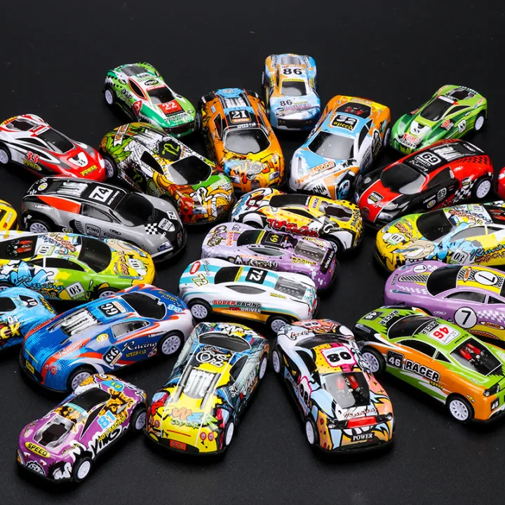 Alloy Iron Shell Mini Toy Car Diecast Metal Pull Back Vehicles Model ...