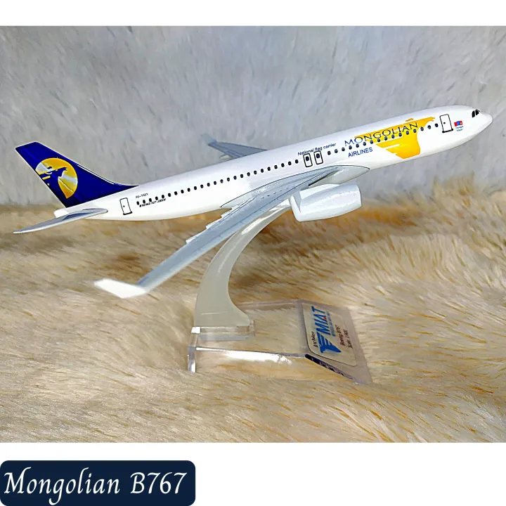 Mongolian Boeing B767 Diecast Airplane with Stand Label | Lazada PH