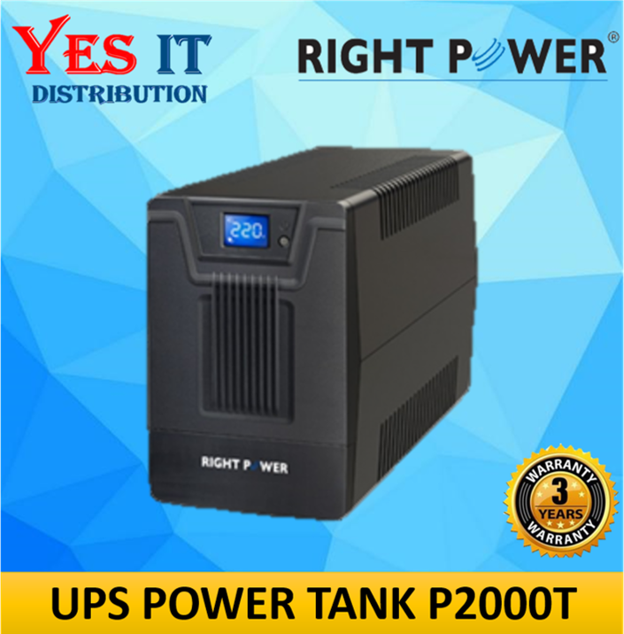 Right Power UPS PowerTank PRO Series 2000VA (PowerTank P2000T) | Lazada