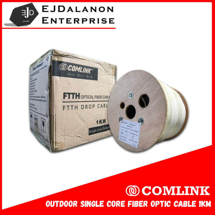 Comlink Outdoor Single Core Fiber Optic Cable 1Km | Comlink | Outdoor ...