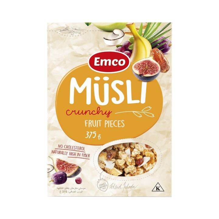 Musli Crunchy Oat Cereal Tropical Fruit Pieces 375g | Lazada PH