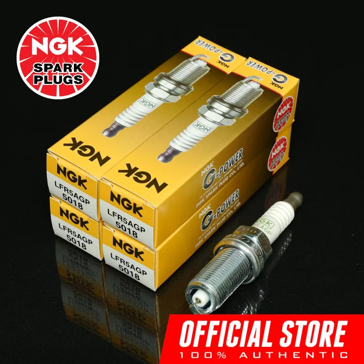 NGK LFR5AGP G-Power Platinum Spark Plugs For Mitsubishi Lancer, Xpander ...
