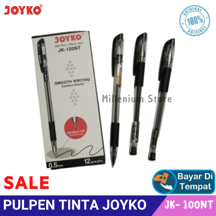 (BEST SELLER) PEN JOYKO / Pulpen Tinta Hitam / Pulpen JOYKO JK-100NT ...