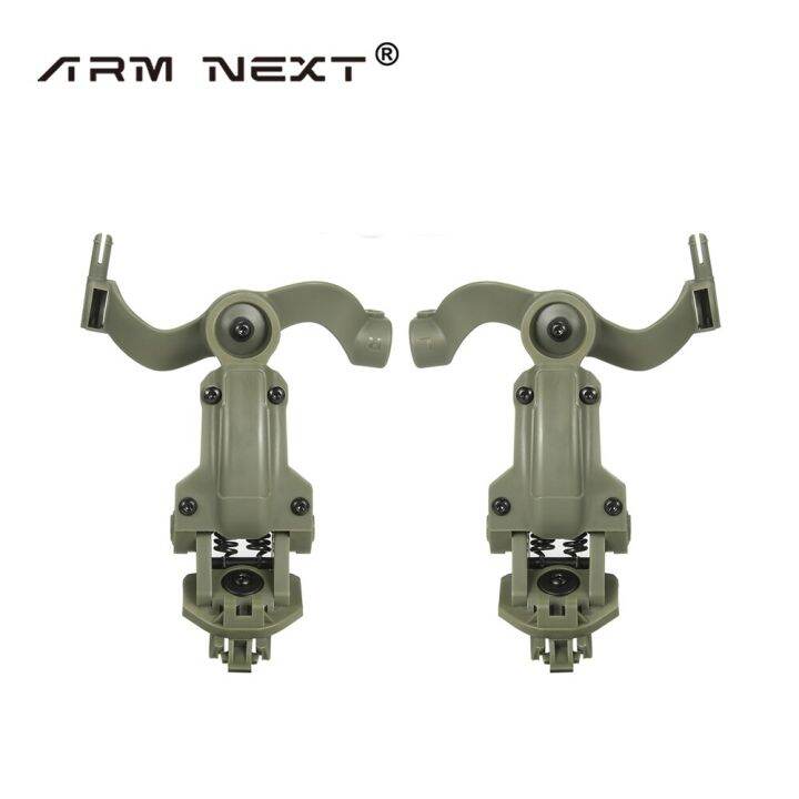 Shooting Headset Bracket Kit Multi-Angle Rotation Helmet Rail Adapter ...