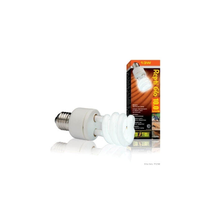 PT2188 EXOTERRA Reptile UVB150 Bulb 13W a very high UVB output similar to sunlight in deserts ...