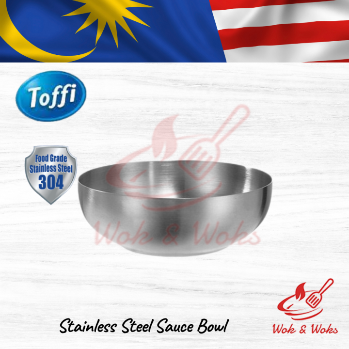 Toffi Brand Stainless Steel SUS304 Sauce Bowl / Mangkuk Sos SUS304 ...