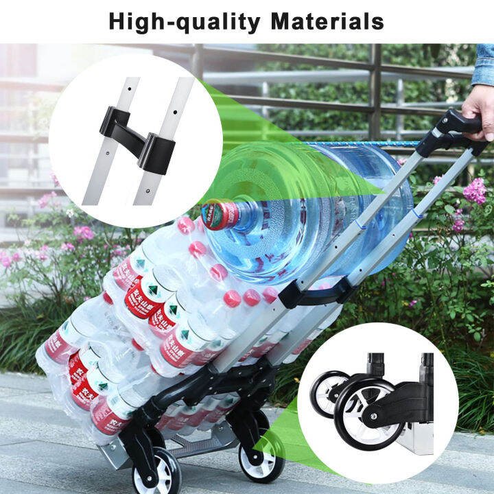 Multifunction Folded Trolley [B] Troli Lipat Serbaguna Galon Barang ...