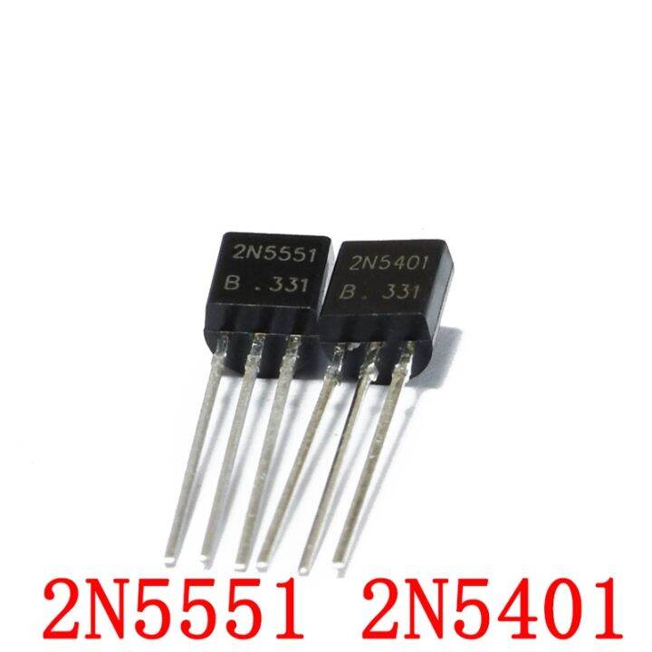 50pcs Original Transistor 2N5401 2N5551 5401 5551 NPN PNP TO-92 | Lazada PH