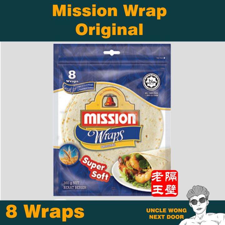 Mission Wrap Original 卷餅 8 wraps Uncle Wong | Lazada