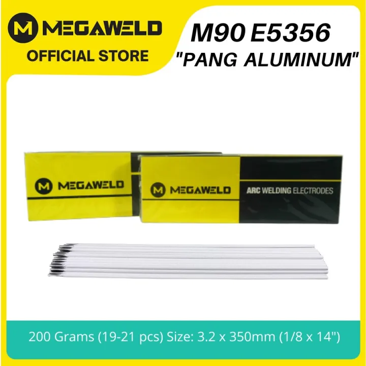200 Grams (19-21 PCS) E5356 3.2mm x 350mm (1/8"x14") M90 Megaweld E5356 ...