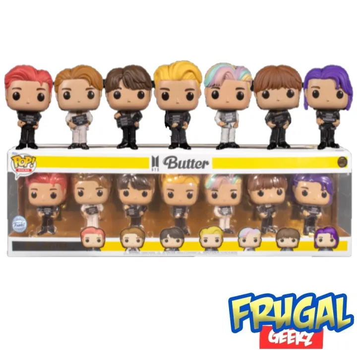 Funko Pop! Rocks: BTS BUTTER 7-Pack Special Edition SE vinyl figure collectibles | Lazada PH