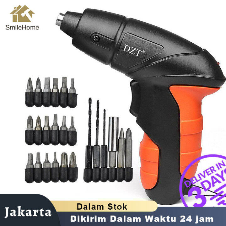Mesin Bor Listrik Tanpa Kabel Mesin Obeng Listrik Cordless Screwdriver ...