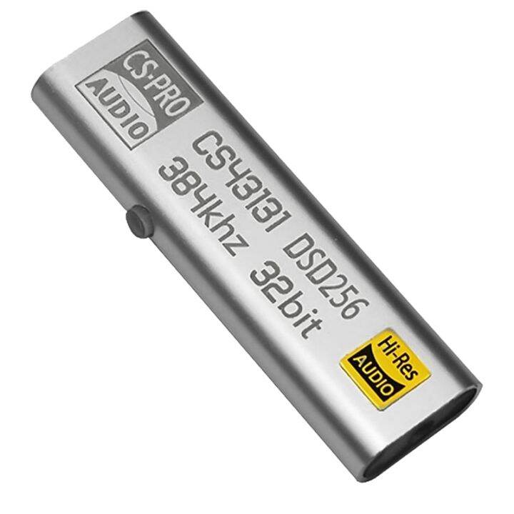 TYPE C to 3.5MM DSD256 Decoder for Android Headphone Amplifier Adapter ...