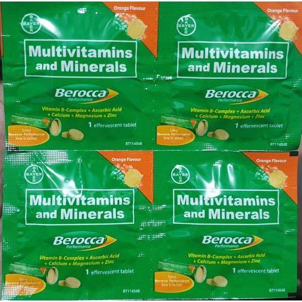 Berocca Performance Orange Multivitamins Minerals 4 Tablets | Lazada PH
