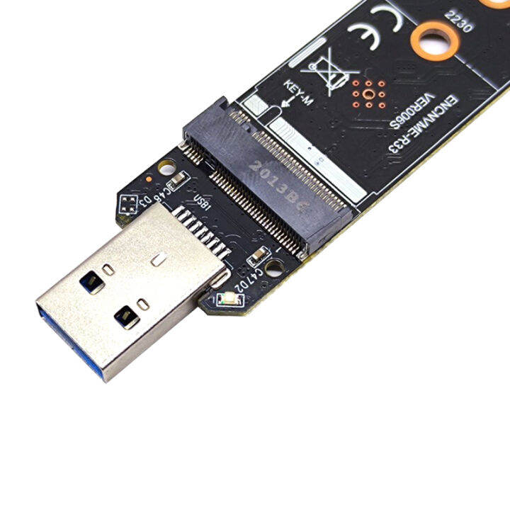 JointFlowers NVME อะแดปเตอร์ USB M.2 NVMe ไปยัง USB 3.1อะแดปเตอร์ SSD ...