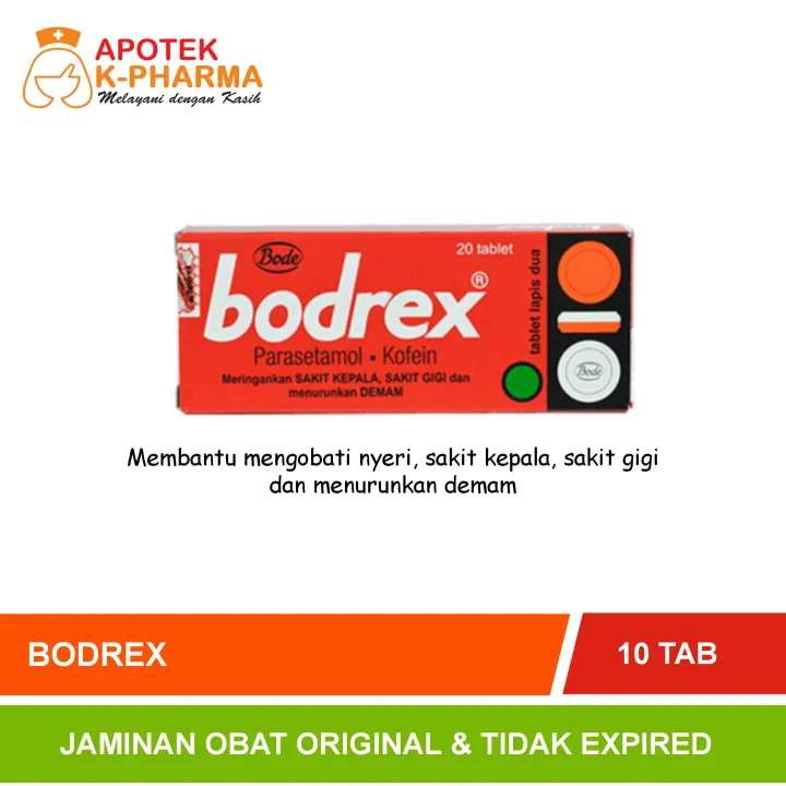Bodrex Strip Isi 10 Tablet Obat Original Bode | Lazada Indonesia