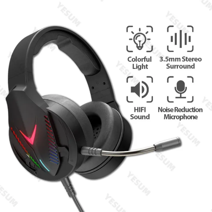 【Sell at sacrifice】UBIK ST11 Gaming Headphone RGB Colorful Light with ...