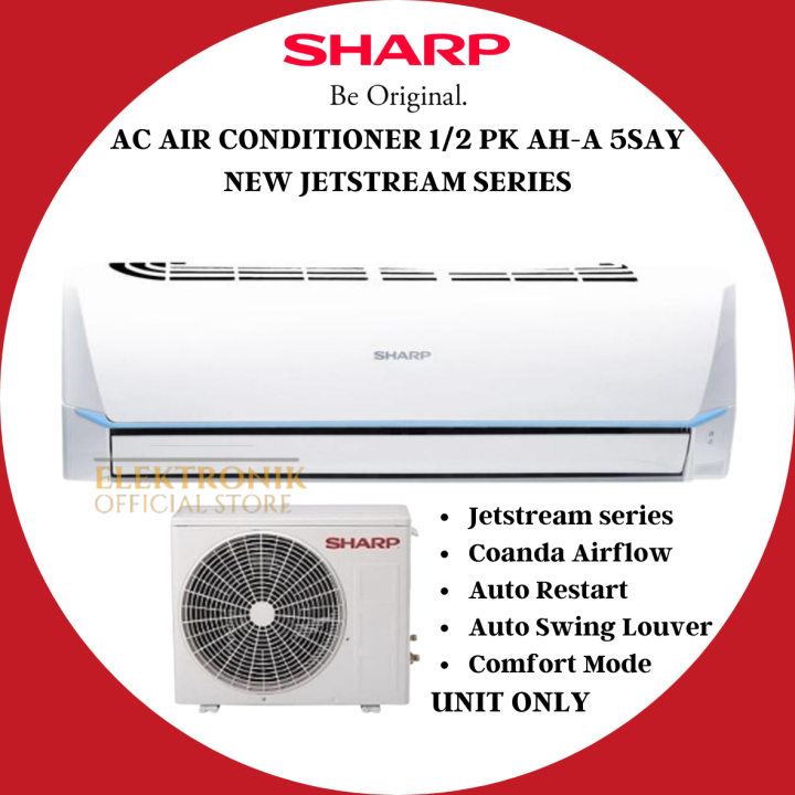 SHARP AC 1/2 PK AH-A 5SAY AC SPLIT 5 SAY | Lazada Indonesia