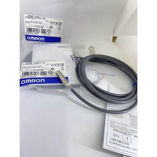 ออกบิลได้ E2E-X2D1-N Omron Proximity Switch Sensor เซ็นเซอร์ รุ่น E2E-X2D1-N ขนาด8มิล(2สาย NO ...