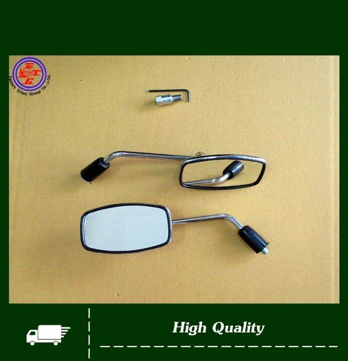 HONDA SUPER CUB C110 C125 year 2010-2020 "CHROME" MIRROR SET PAIR (10mm ...