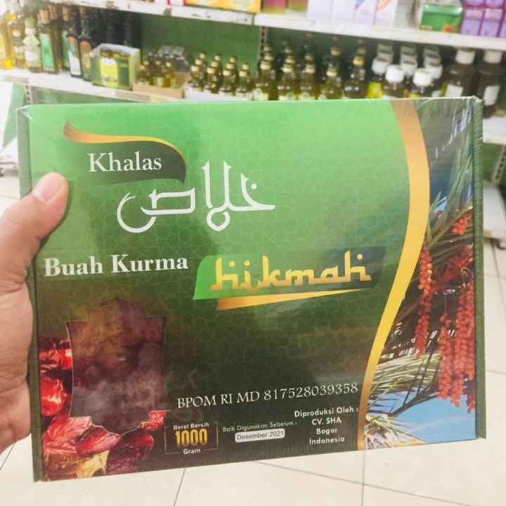 Kurma Hikmah Khalas Khalas Isi 1 Kg | Lazada Indonesia
