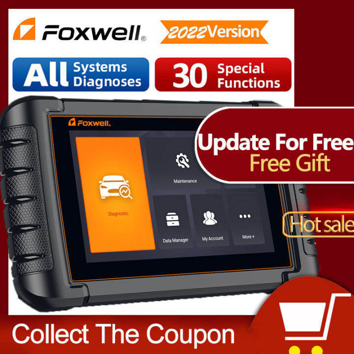 2023 Foxwell NT809 OBD2 Scanner Full System Bi-Directional Active ...