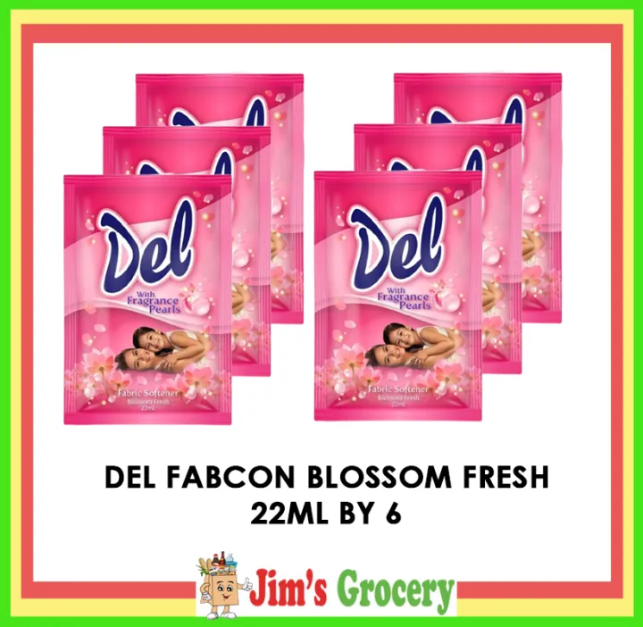 JIMS DEL FABRIC CONDITIONER BLOSSOM FRESH (PINK) 22ML (BUNDLE 6 ...